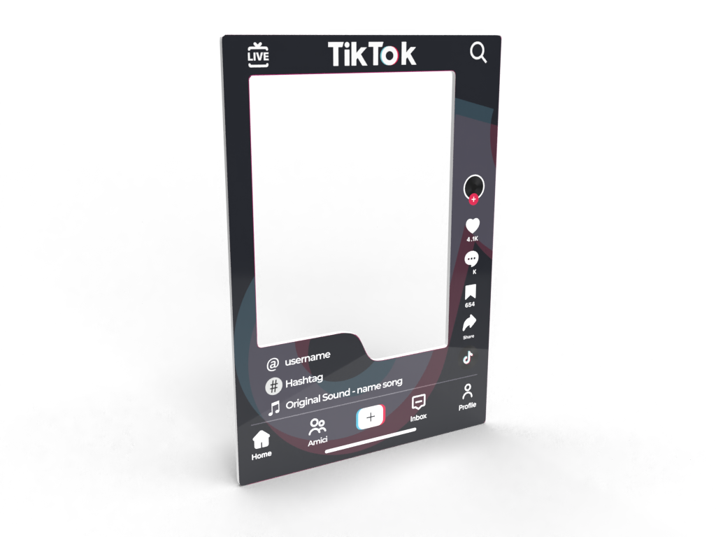 Cornice per selfie | Photo Booth | Tik Tok